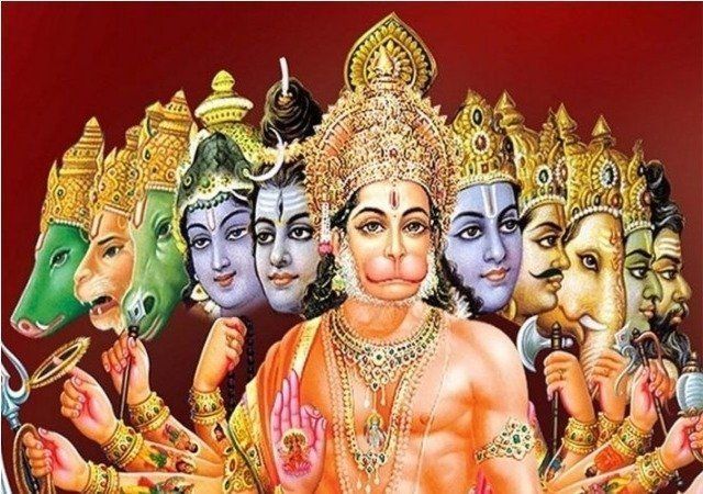 11 Mukhi hanuman ji has special significance, 11 मुखी हनुमान जी की पूजा ...