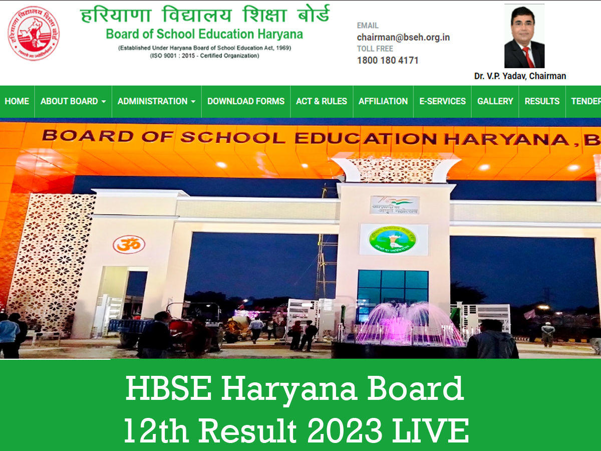 Bseh.org.in, HBSE 12th Result 2033, Haryana Board 12th Result 2023 ...