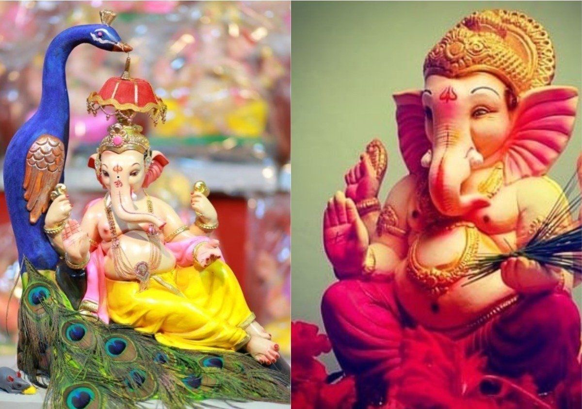 Ganesh chaturthi 2019 Different Colour Ganesh Murthi fulfill different ...