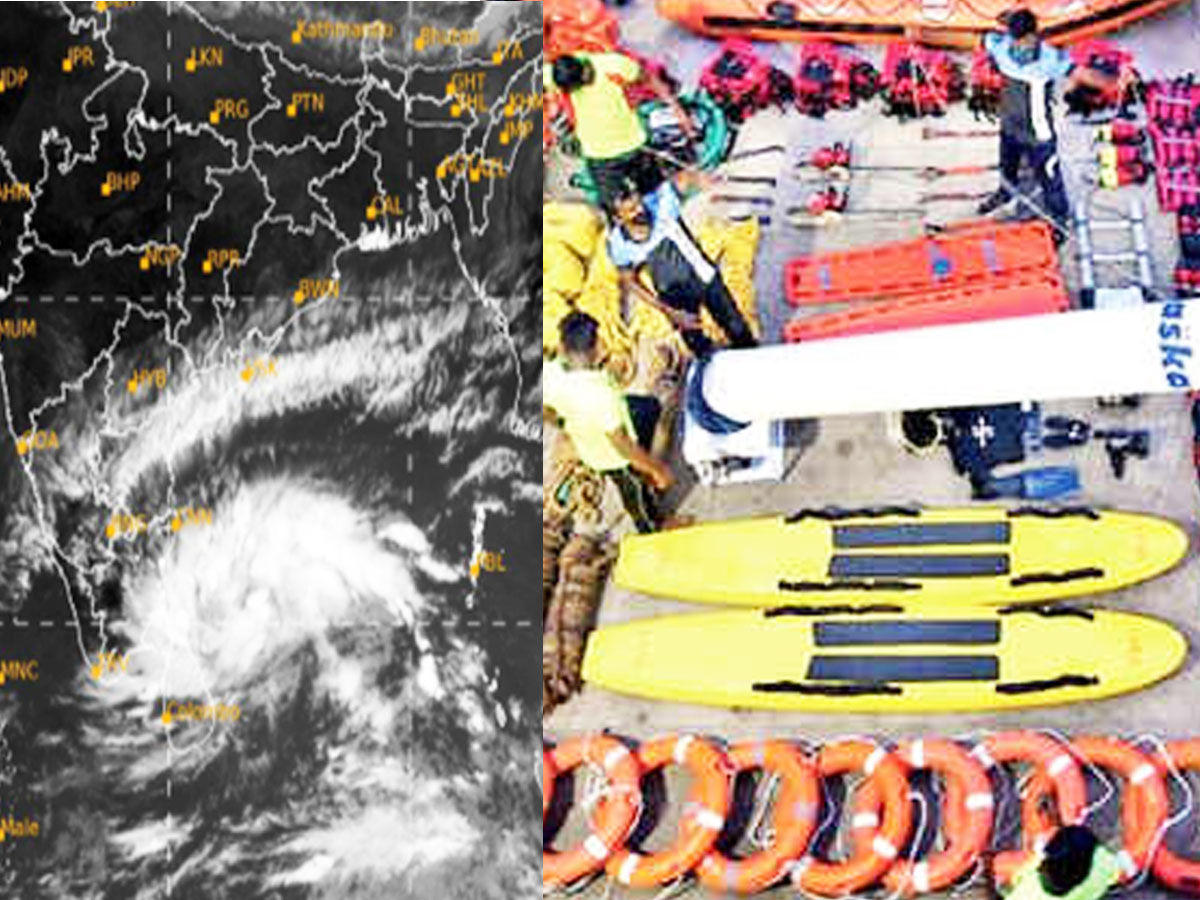 Cyclone Nivar : 'निवार' से निपटने और बचाव और राहत के लिए भारतीय नौसेना ...