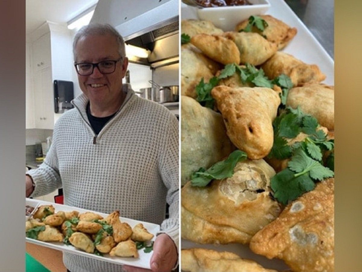 Scott Morrison’s Samosa Tweet- Australia के पीएम ने समोसे के साथ बनाई ...