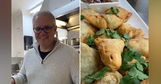 Scott Morrison’s Samosa Tweet- Australia के पीएम ने समोसे के साथ बनाई ...