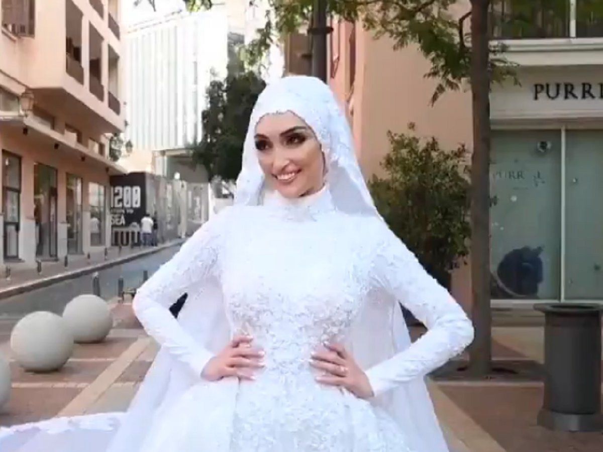 Lebanese photographer captured bride and groom getting married just as ...
