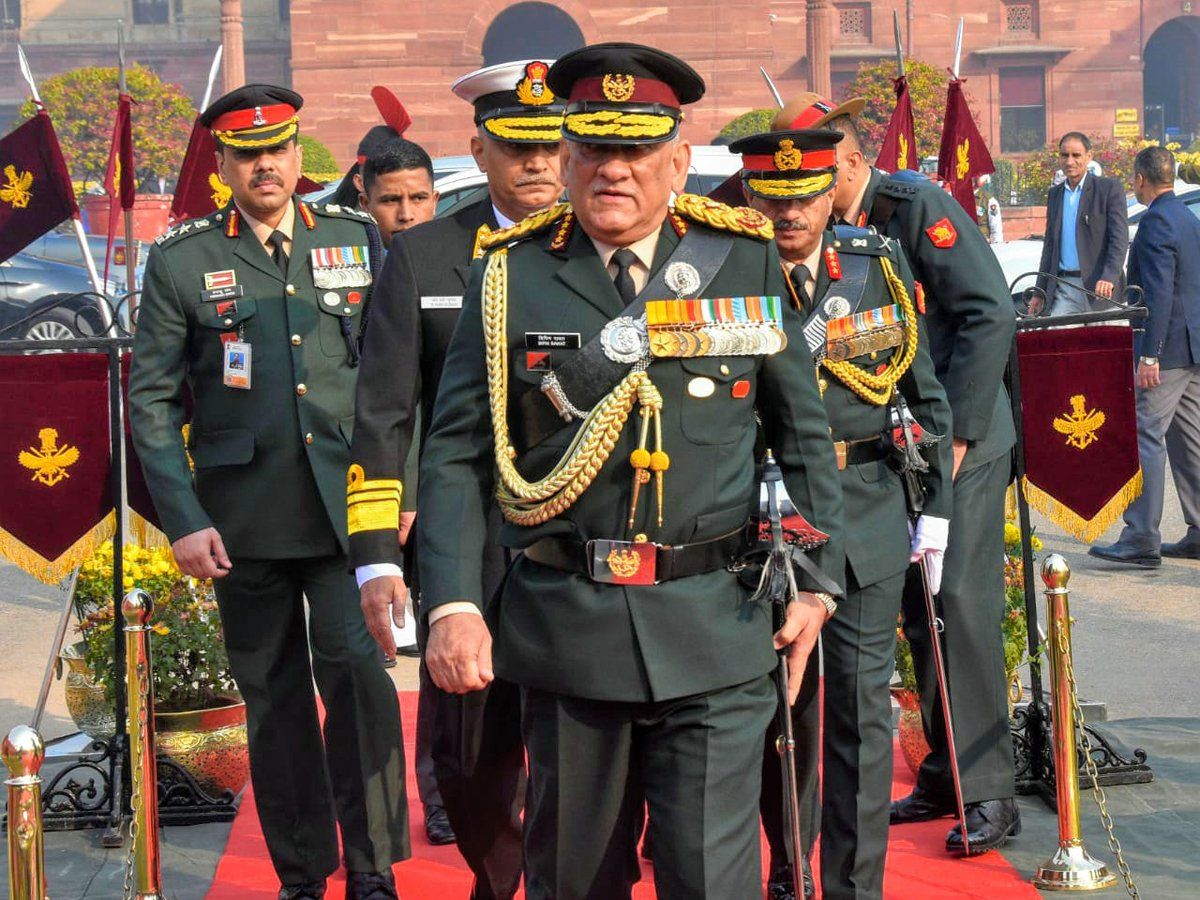CDS Bipin Rawat uniform : Uniform of country's first Chief of Defense ...