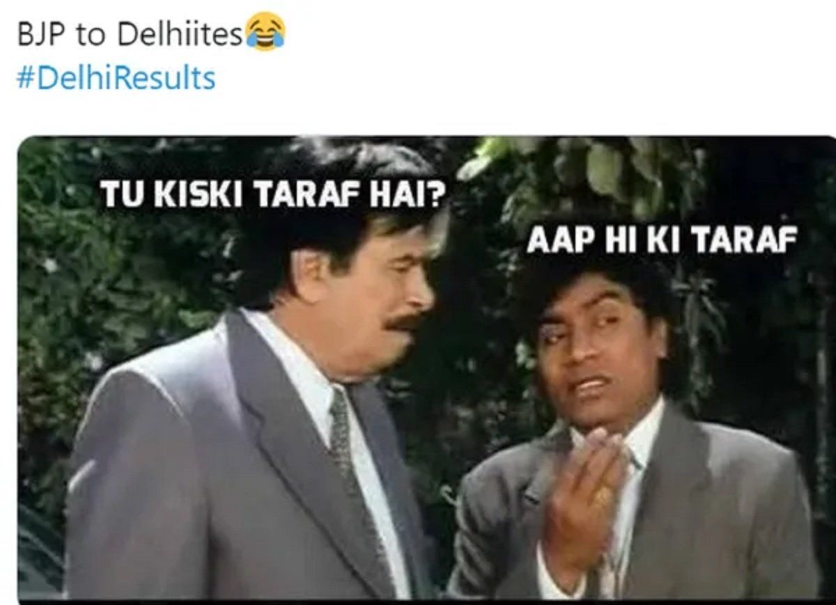 Delhi election results memes funny social media comments and photos AAP ... Delhi election results memes funny social media comments and photos AAP ...