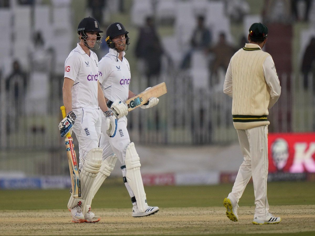 Pakistan vs England first test Rawalpindi English batsman blasts on day ...