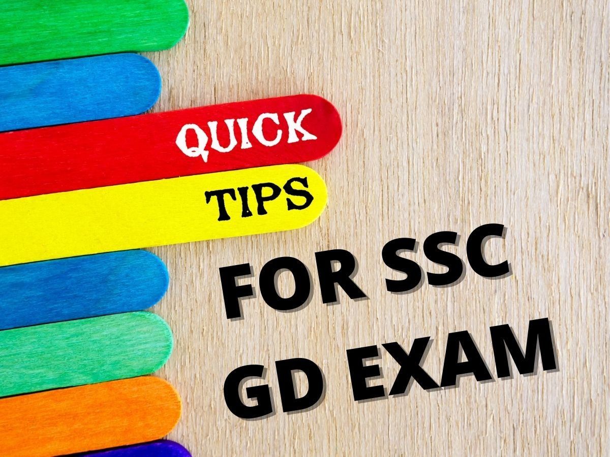 SSC GD Constable Exam Preparation Tips and Pattern Online 2021: Only ...