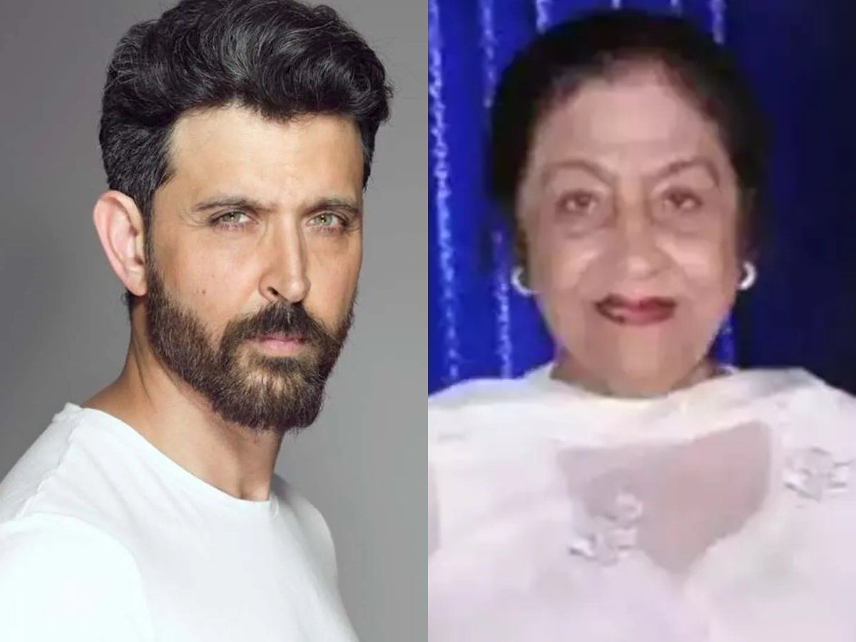 Bollywood Actor Hrithik Roshan Maternal Grandmother Padma Rani ...