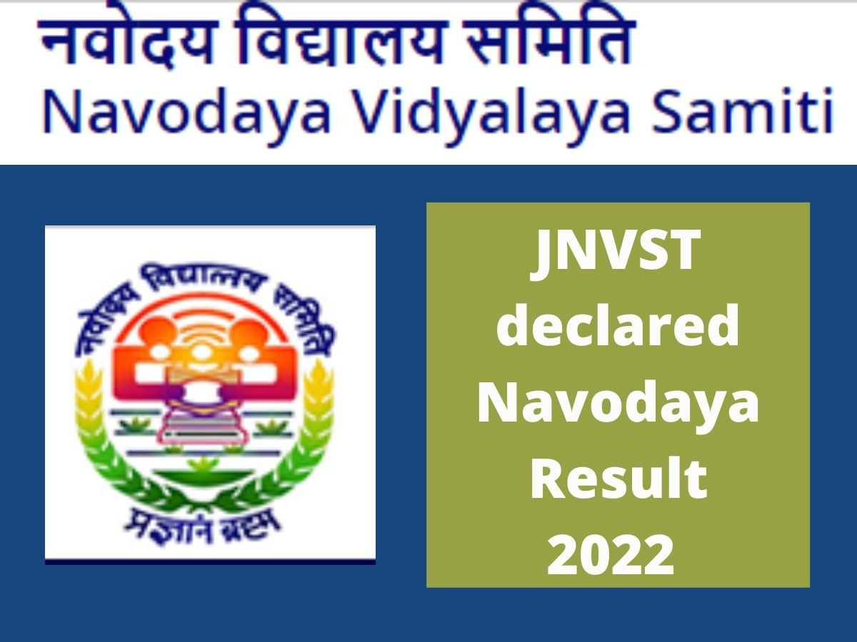 Navodaya Result 2022: JNV declared Result for Class 9 Selection Exam on ...