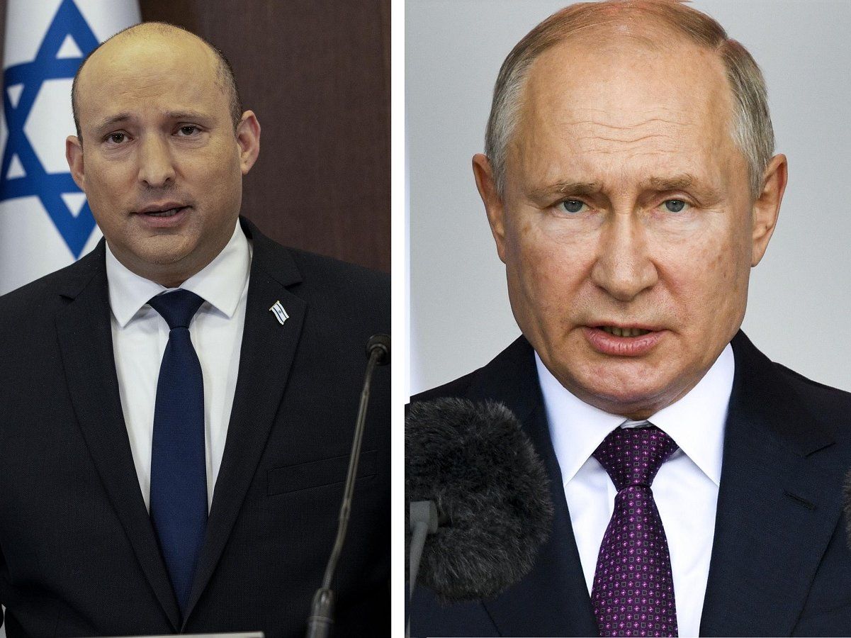 Israeli Pm Naftali Bennett Meets Vladimir Putin In Moscow To Discuss