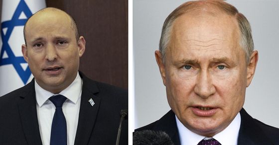 Israeli Pm Naftali Bennett Meets Vladimir Putin In Moscow To Discuss