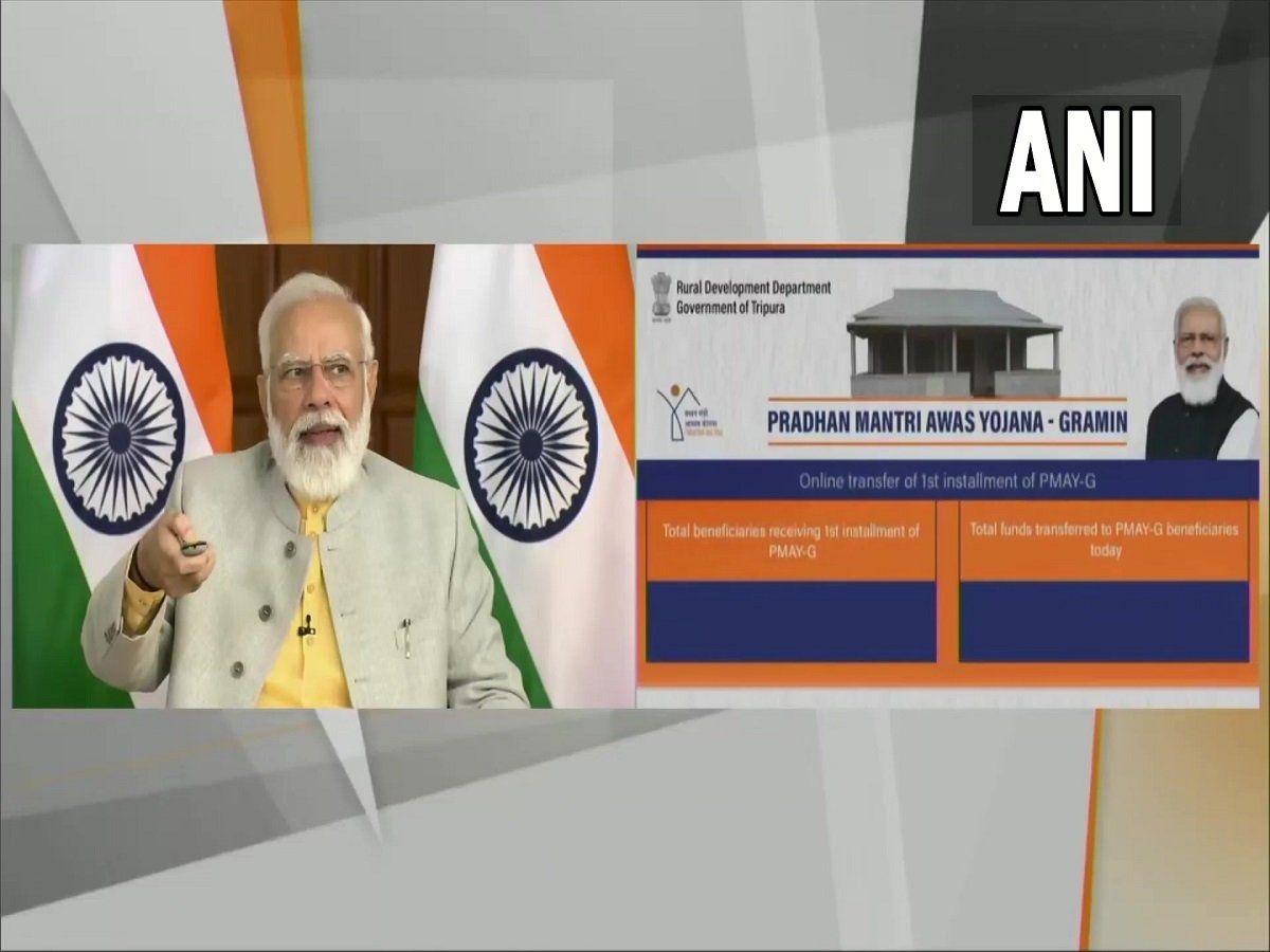 PM Modi transfers the first instalment of PMAY-G to over 1.47 lakh ...