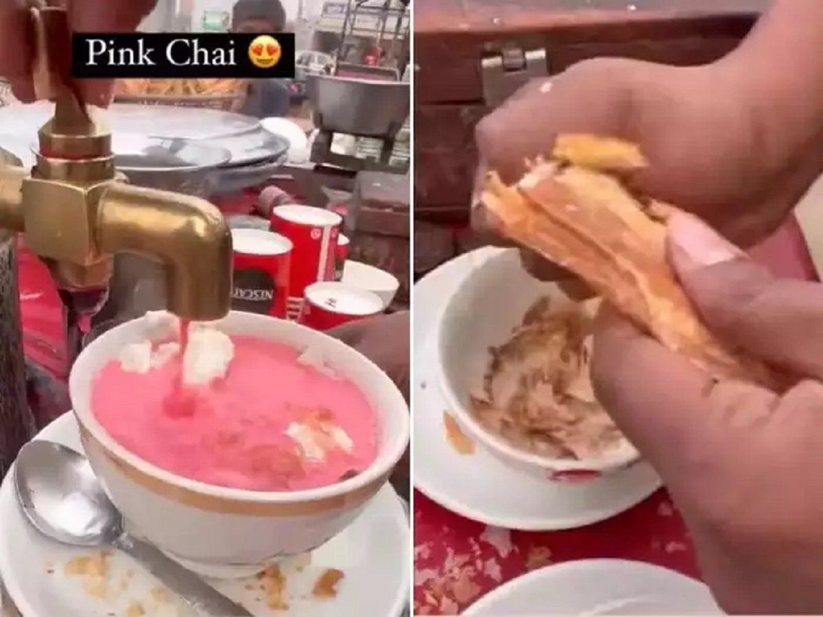 Blogger shares Lucknow’s ‘pink tea’, Video gone viral on Social Media ...