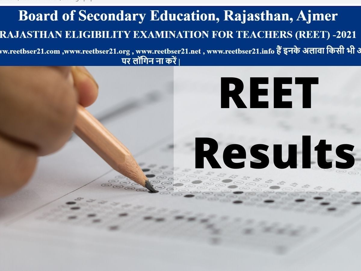 REET Result 2021 Sarkari Result: BSER Rajasthan REET Level 1 and 2 ...