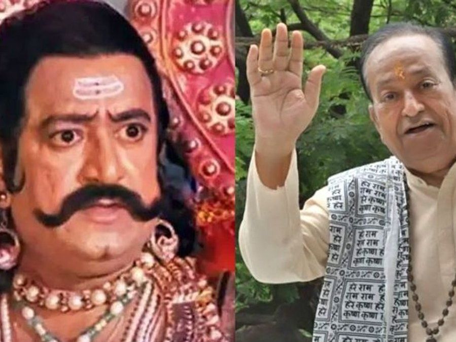 Sunil Lahri on arvind trivedi aka Ravan scene in Ramayan, सुनील लहरी का ...