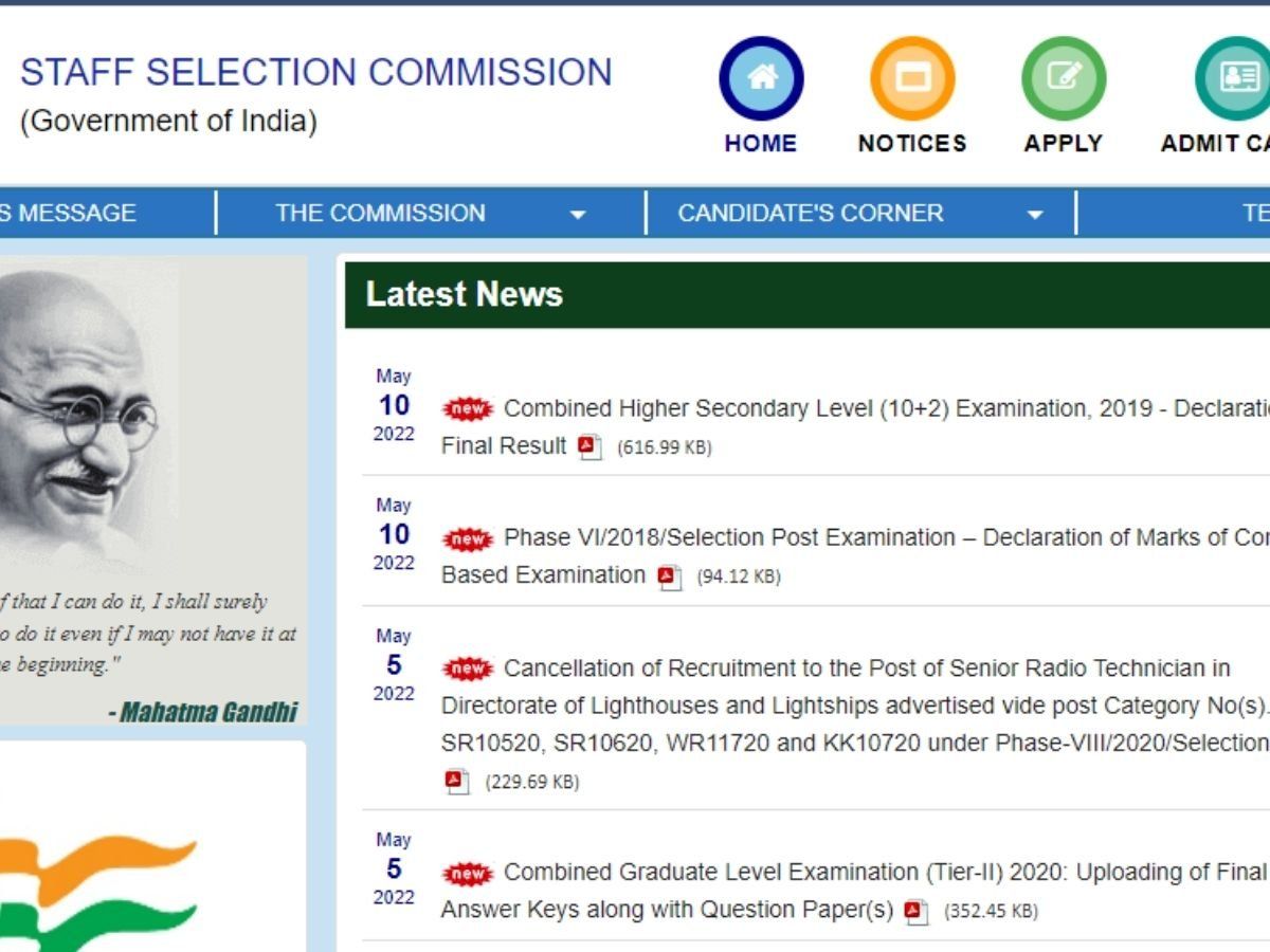 SSC CHSL Final Result 2019 sarkari result released on ssc.nic.in know ...