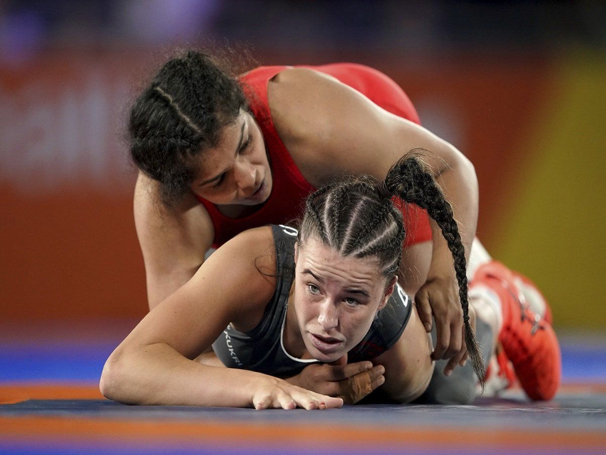 Cwg 2022 Sakshi Malik Won Gold Medal In Womens Freestyle 62 Kg