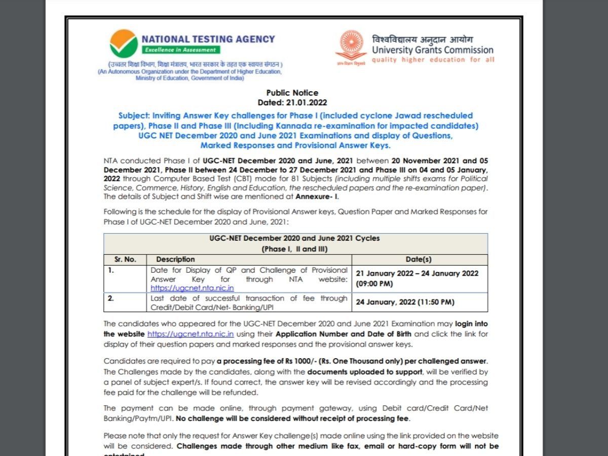 UGC NET Result 2021 Sarkari Result 2022: Results to be released soon, Know Expected Cut-Off ...