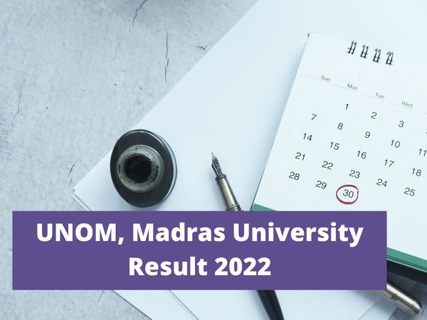 UNOM Madras University Result 2022 releasing soon at result.unom.ac.in know when and where to check