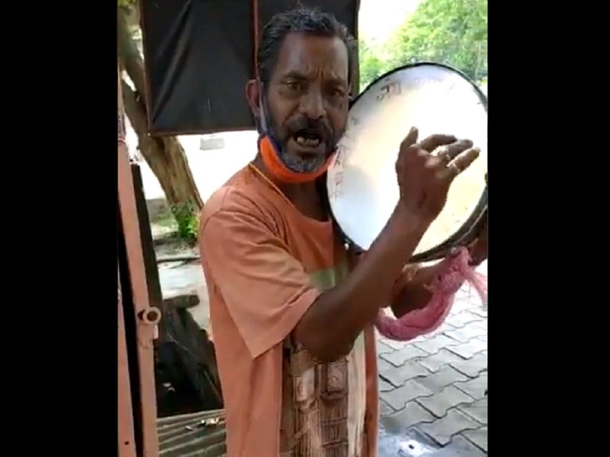Corona Song Viral Video, अनोखे अंदाज में लोगों को जागरूक कर रहा शख्स ...