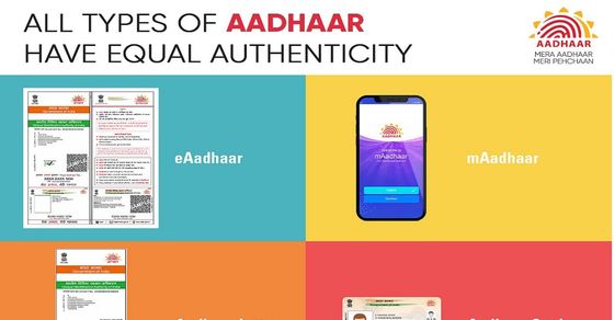 Aadhaar Card Types: What are the Features of Aadhaar Letter, eAadhaar ...