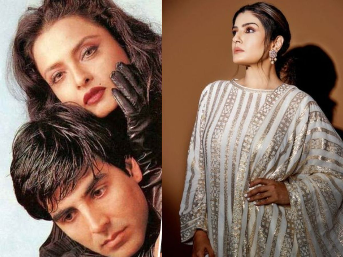 Raveena Tandon said Akshay kumar tolerated rekha for movie | Bollywood News