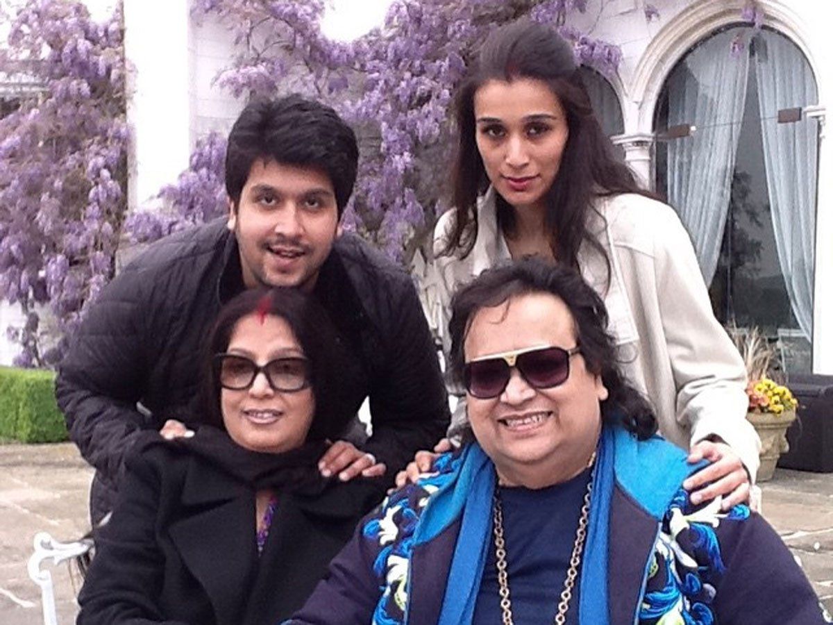 Bappi Lahiri Death news: Bappi Lahiri family tree, members, wife, son ...