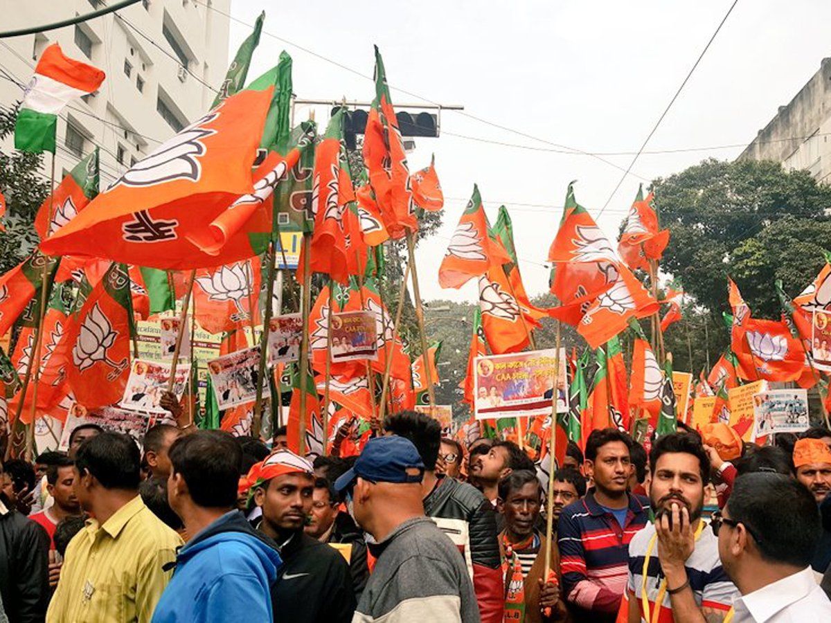 BJP' Abhinandan rally in Kolkata over CAA JP Nadda leads amata Banerjee ...