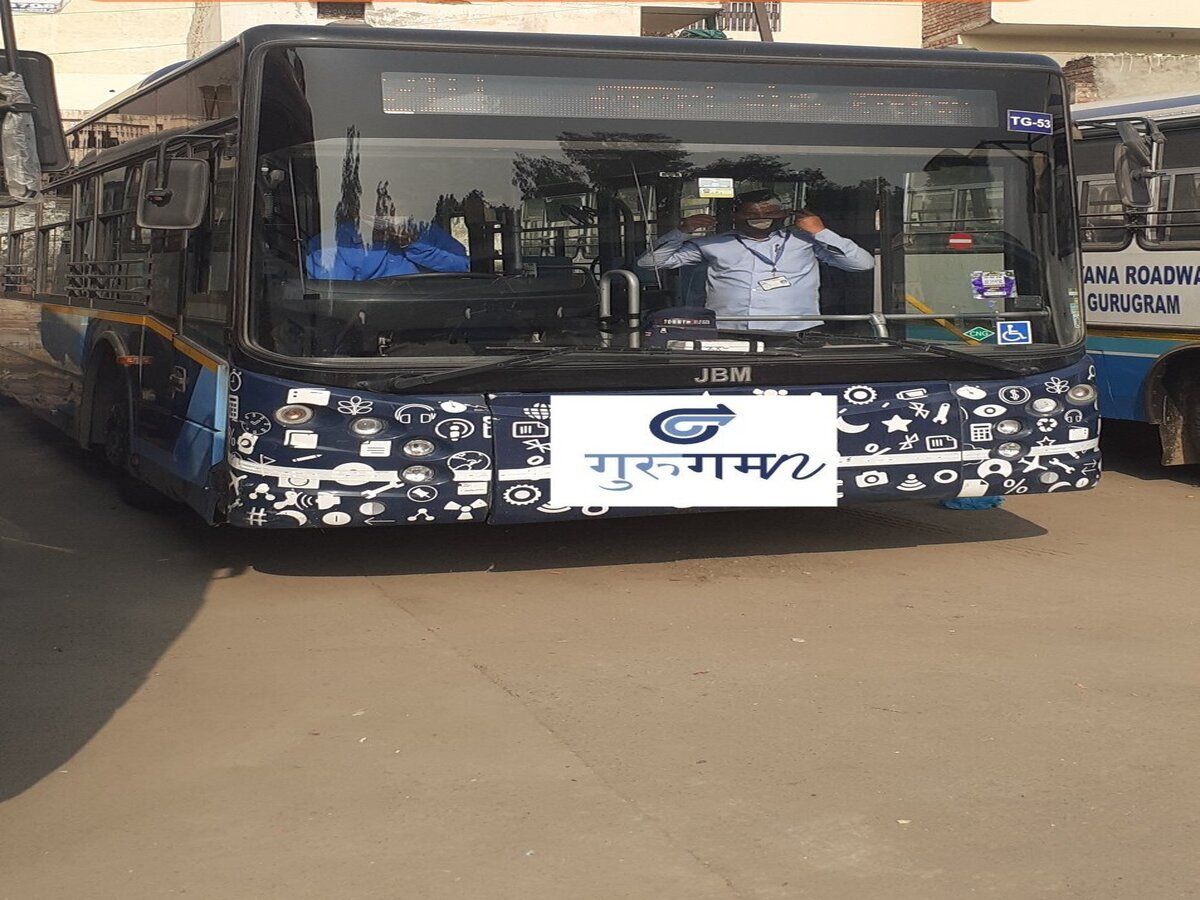 Gurugram's New Mini City Bus Service: Gurugram gets 100 mini buses ...