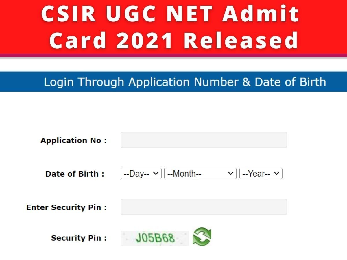 CSIR UGC NET Admit Card 2021 Out check here direct link to Download ...