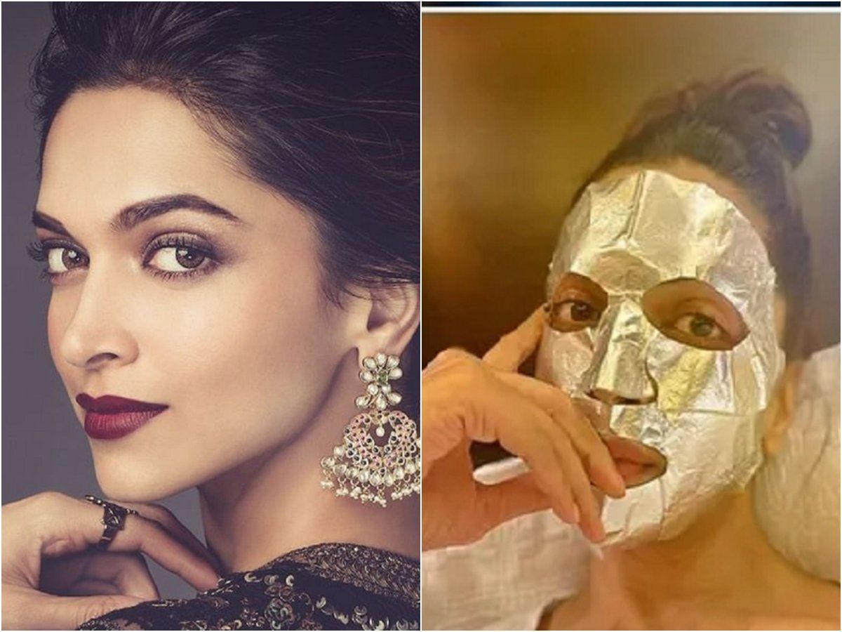 deepika padukone foil sheet mask korean beauty दीपिका पादुकोण जैसी ...