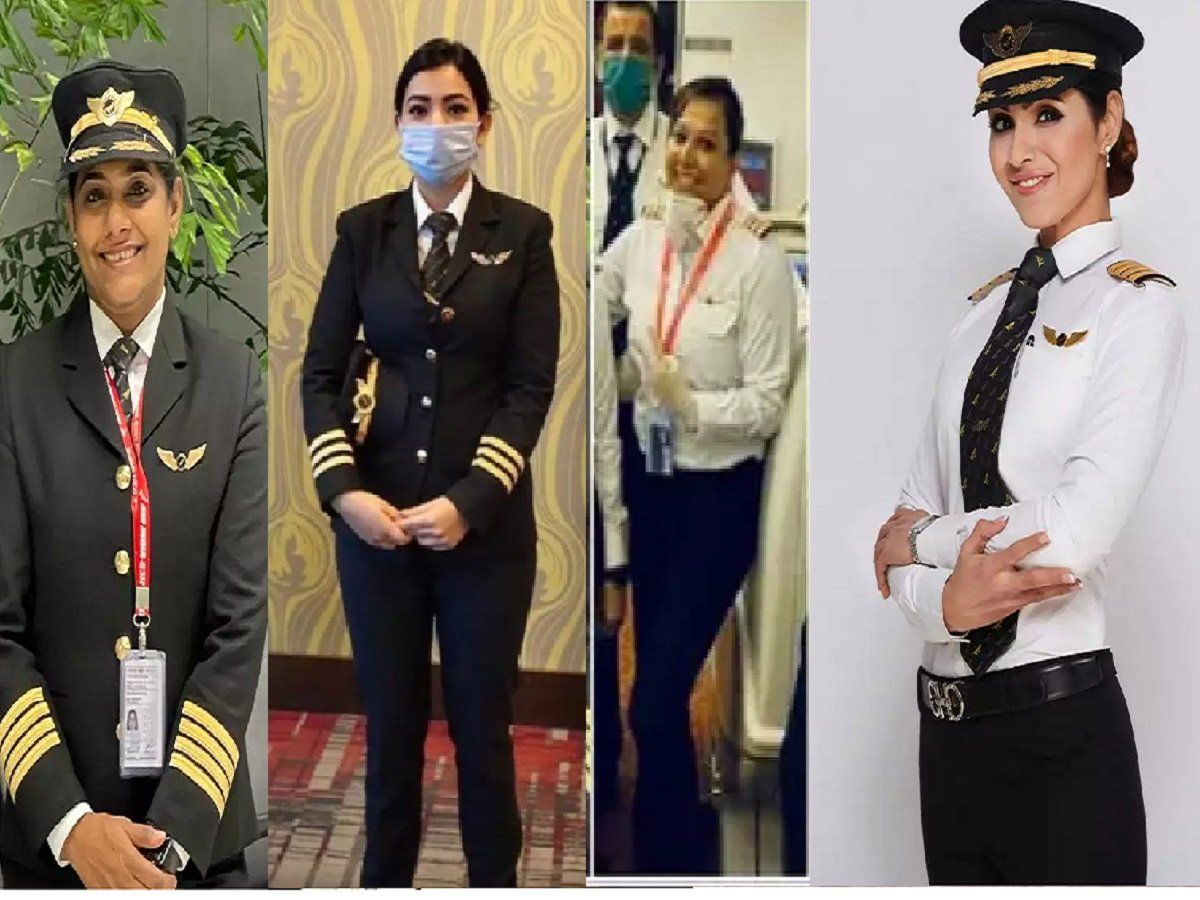 4 Women Pilot| 4 Mahila Pilot| नॉर्थ पोल को पार कर भारत पहुंची जांबाज ...