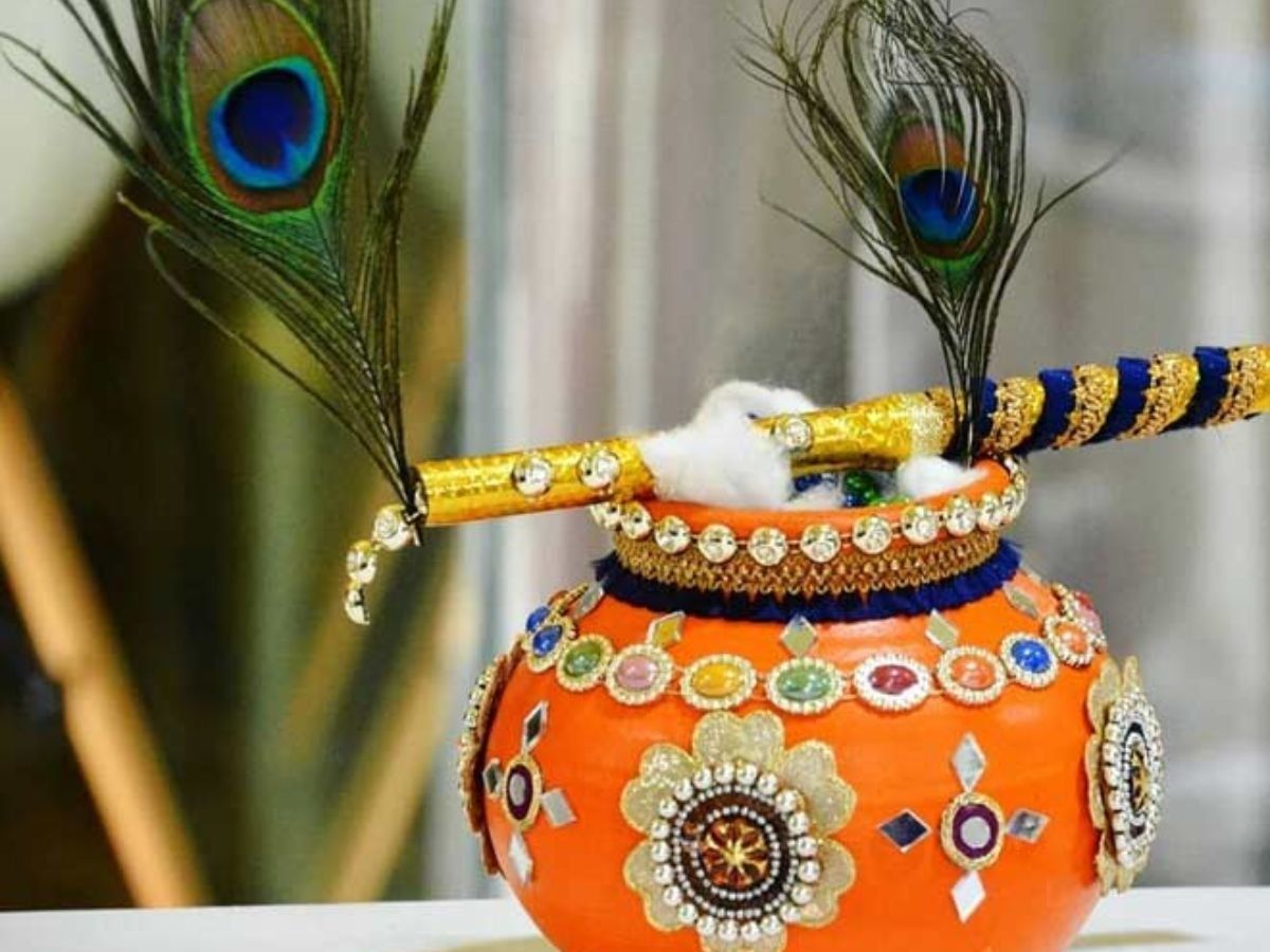 Janmashtami 2022: how to decorate handi at home on Krishna janmashtami ...