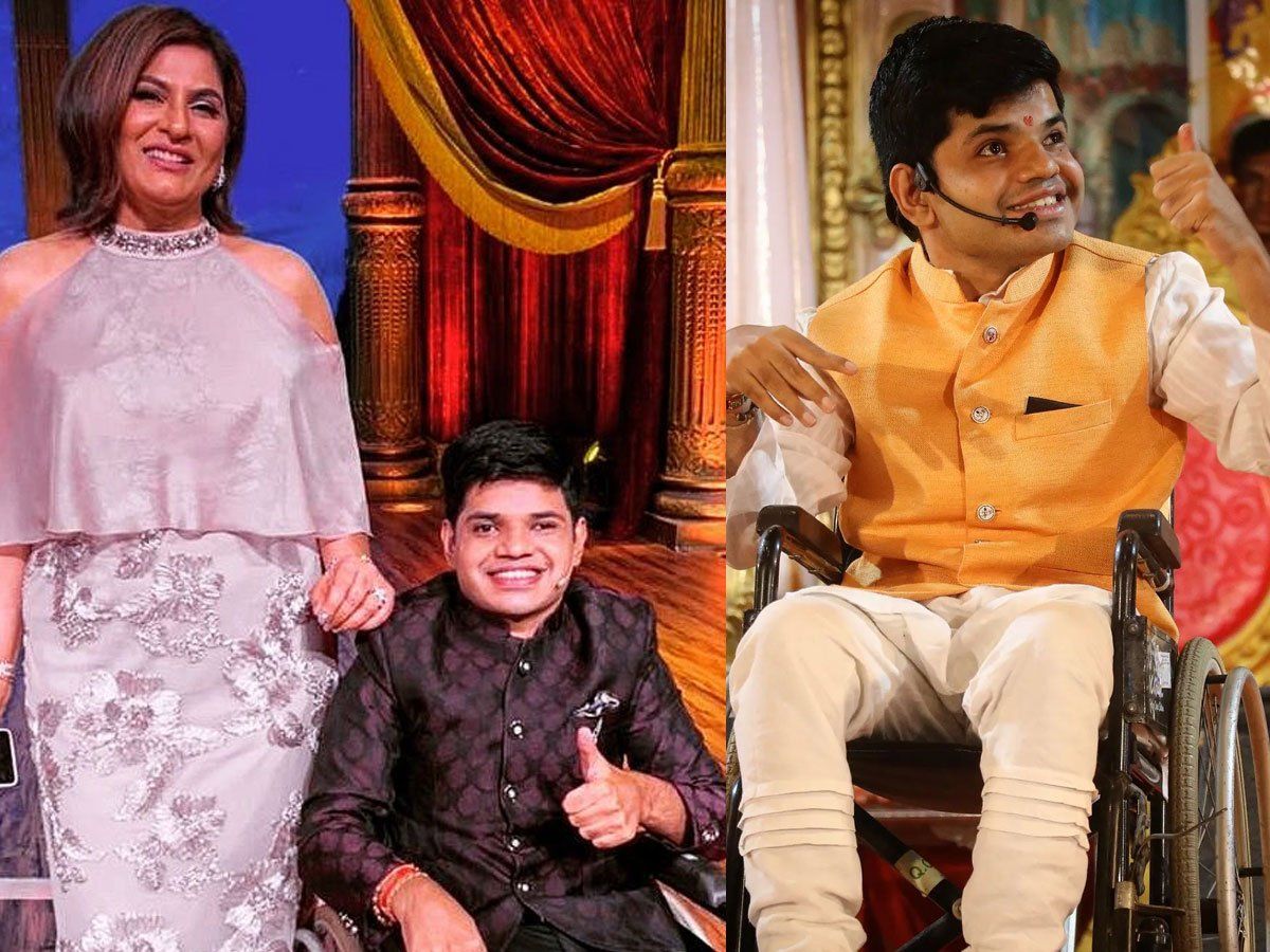 indias laughter champion contestant jay chhaniyara with cerebral palsy ...