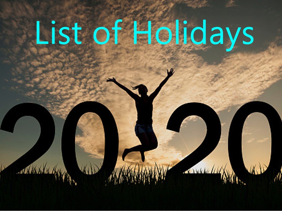 Holidays 2020 List: साल 2020 में कब रहेंगे बैंक, स्‍कूल बंद, 7 लंबे ...