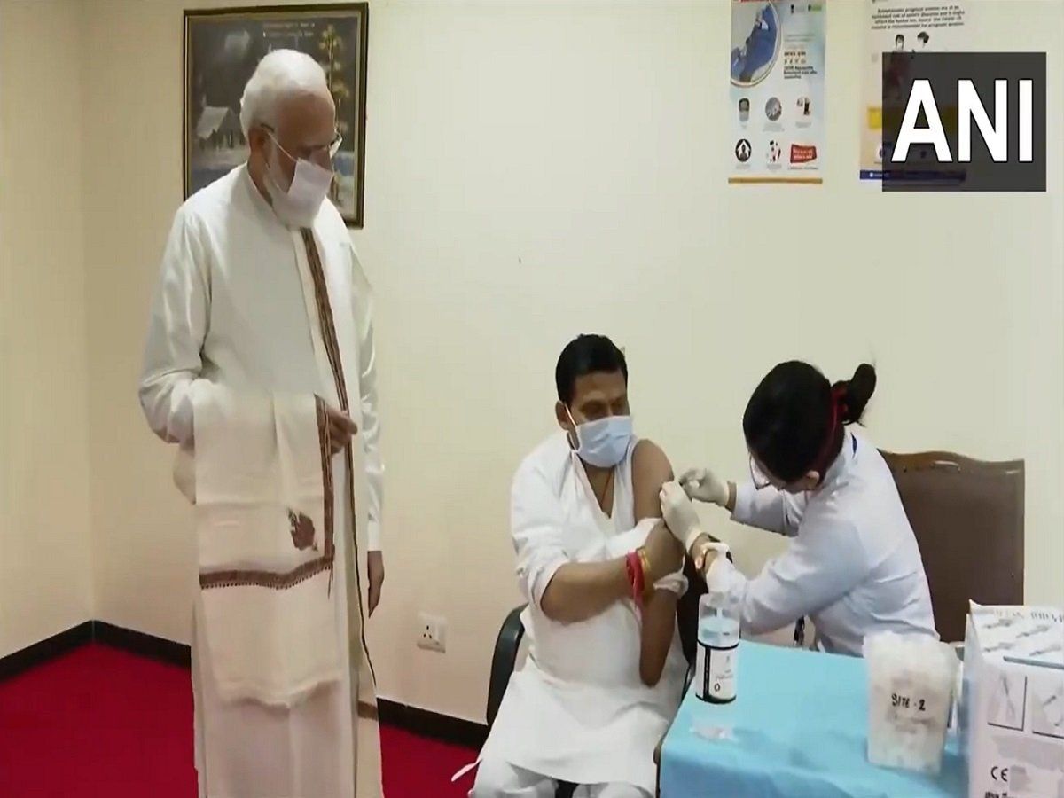 PM Modi present at Delhi's RML Hospital as India achieves the landmark ...