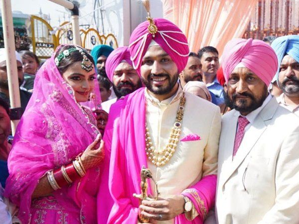 Punjab CM Charanjit Singh Channi's son Navjit Singh got married in a ...