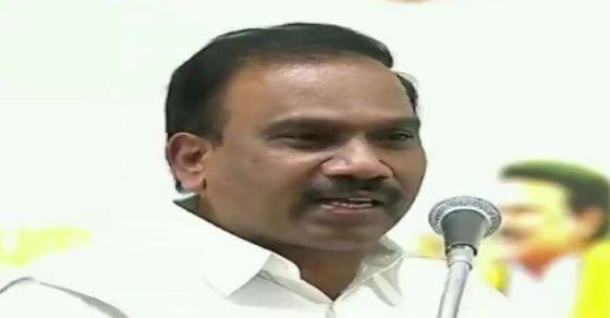 DMK MP A Raja said DMK abandoned separate Tamil Nadu demand and is now ...