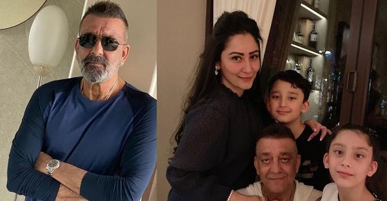 Sanjay Dutt is back from Dubai | कैंसर के इलाज के लिए देश लौटे संजय ...