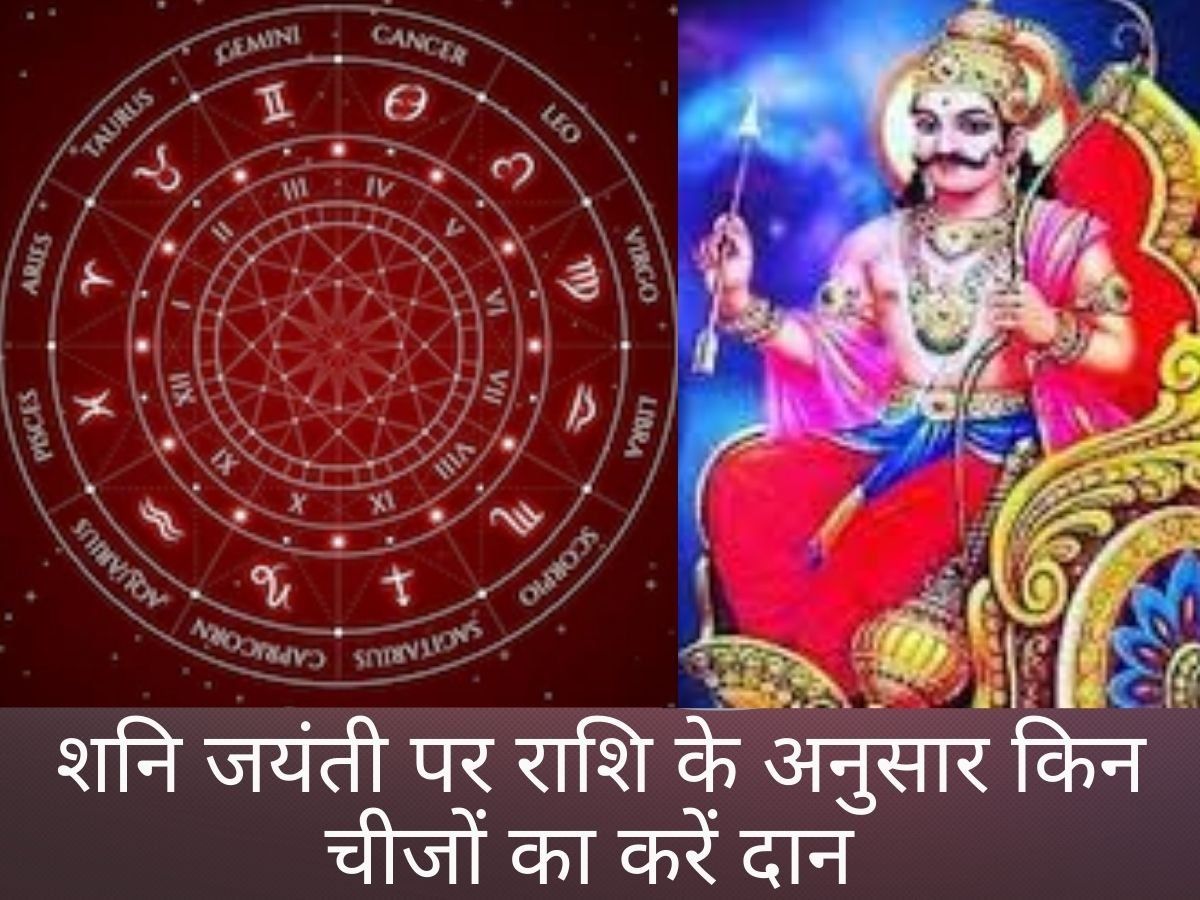 Astrology: Donate According to your zodiac sign rashi on shani jayanti ...
