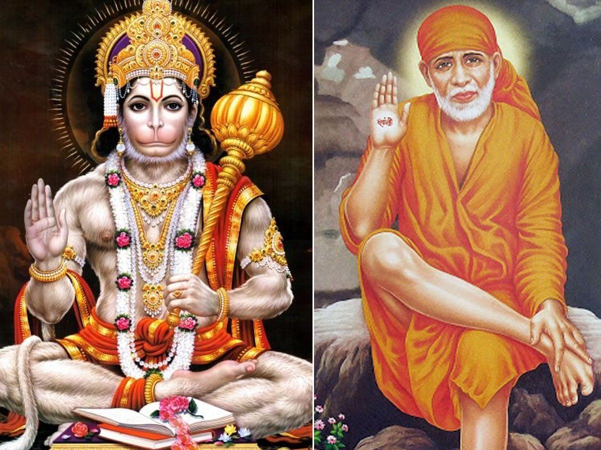 Sai Baba and Hanuman Ji connection Sai Baba and Hanuman Ji connection why every si baba temple ...