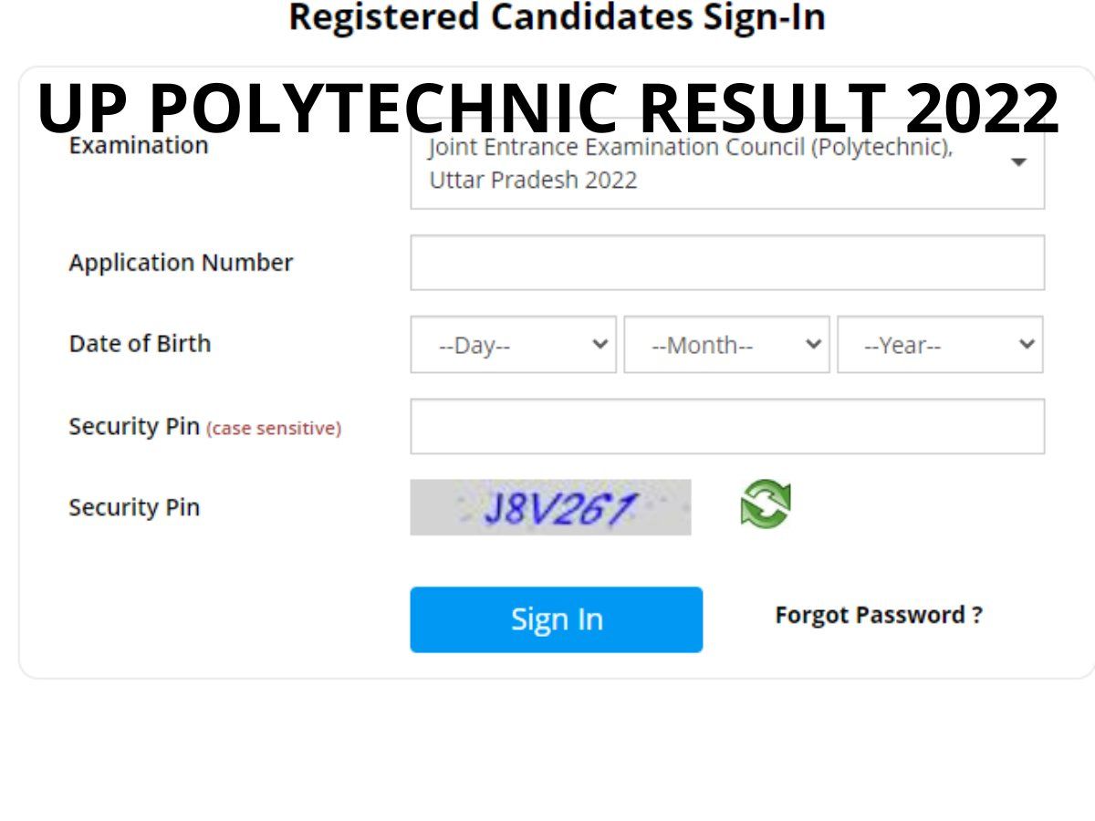 UP Polytechnic Result 2022: UP Polytechnic Result 2022 Released check ...