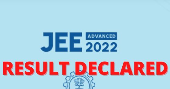 JEE Advanced Result 2022: JEE Advanced Result 2022 Declared on jeeadv.ac.in, know how to check ...