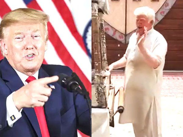 Donald Trump's lookalike selling kulfi: [Viral Video]ये क्या! डोनाल्ड ...