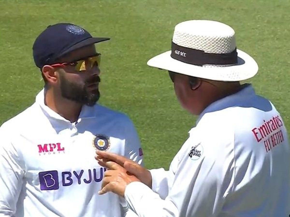 Virat Kohli umpire fight: Virat Kohli argues with ground umpire Marais ...