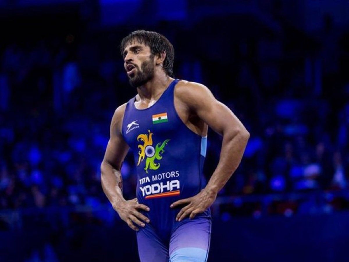 बजरंग पूनिया ने पहली बाउट जीती, पौलेंड के पहलवान को विशाल अंतर से दी ...