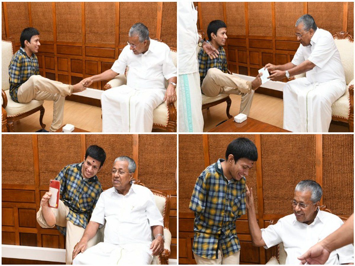 Kerala CM Pinarayi Vijayan shares emotional message with Divyang ...