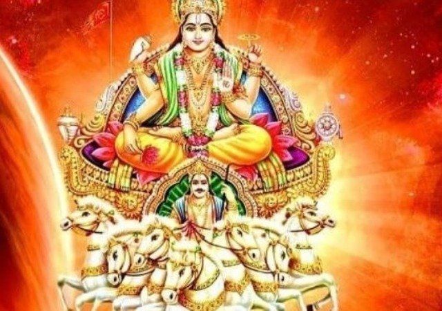 How Lord Surya Dev Sun Is Born story of origin of the sun in hindi ...