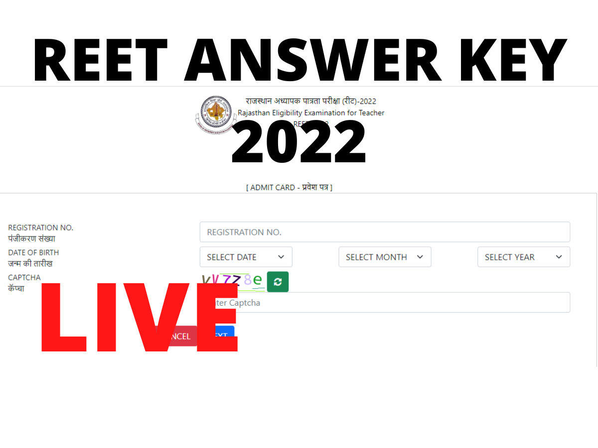 BSER REET Answer Key 2022 : रीट एग्जाम रिजल्ट और आंसर की कब तक जारी ...
