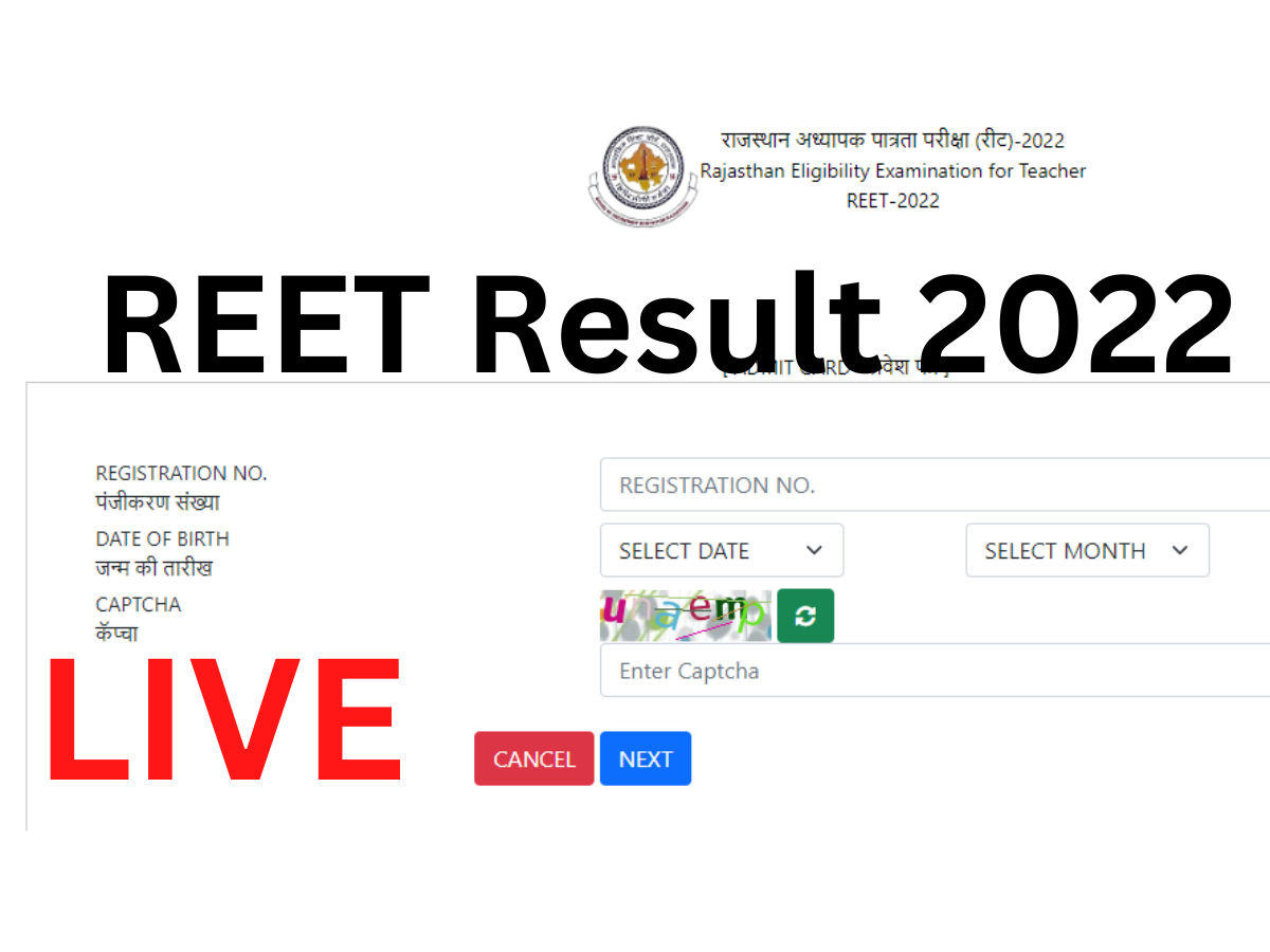 BSER REET Result 2022: राजस्थान रीट एग्जाम की फाइनल आंसर की और रिजल्ट ...